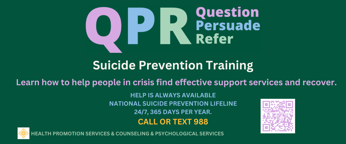 CAPS - QPR Suicide Prevention | myUSF